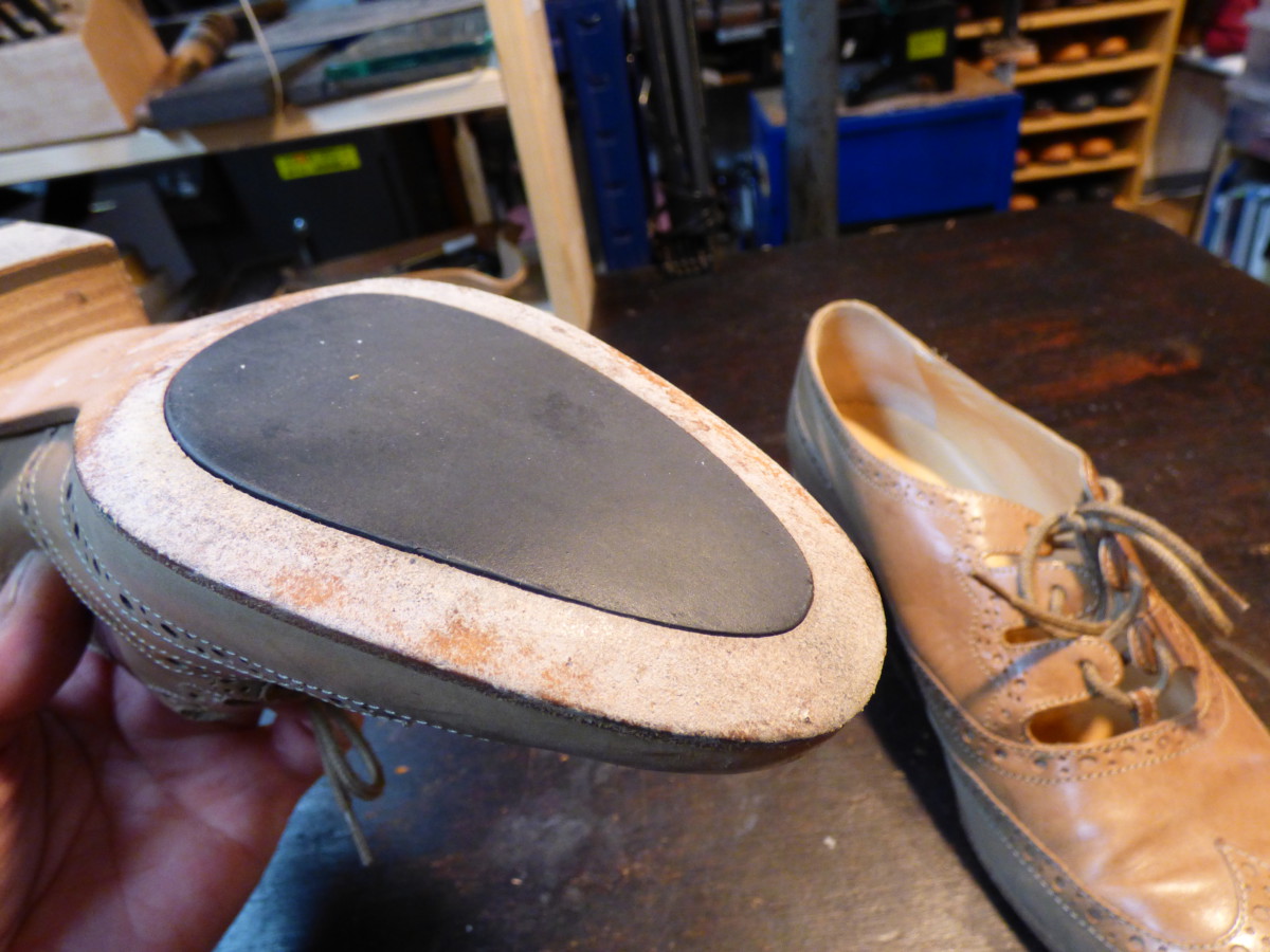 ALESSIO BALDUCCI ギリーシューズをハーフラバー補強 | apego（アペーゴ）